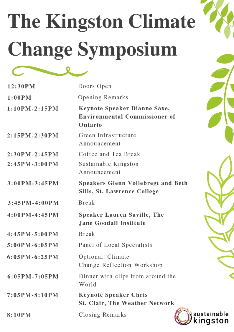 Climate Change Symposium 2019 — Sustainable Kingston
