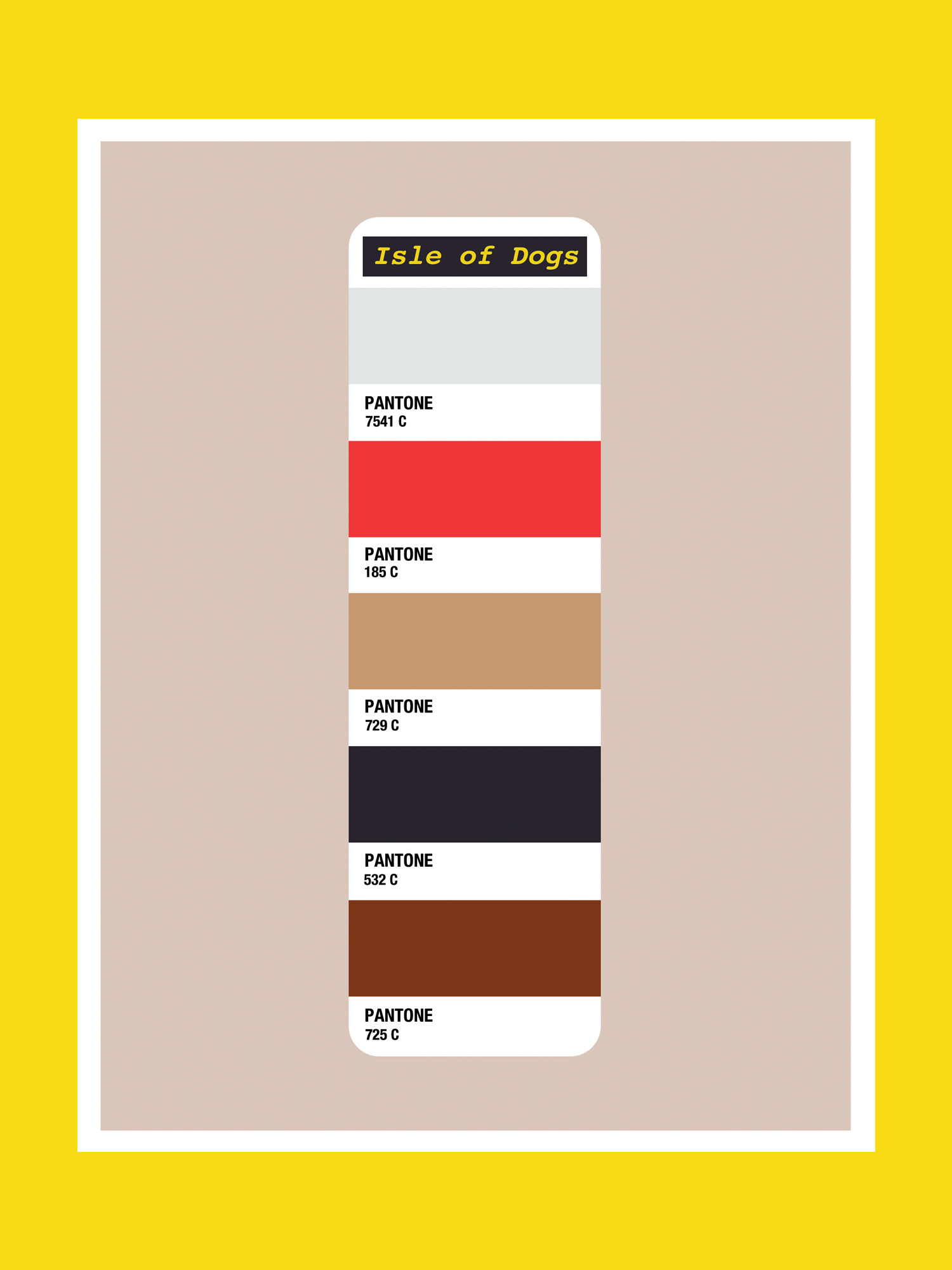 Beth Mathews Design — Isle of Dogs Color Palette