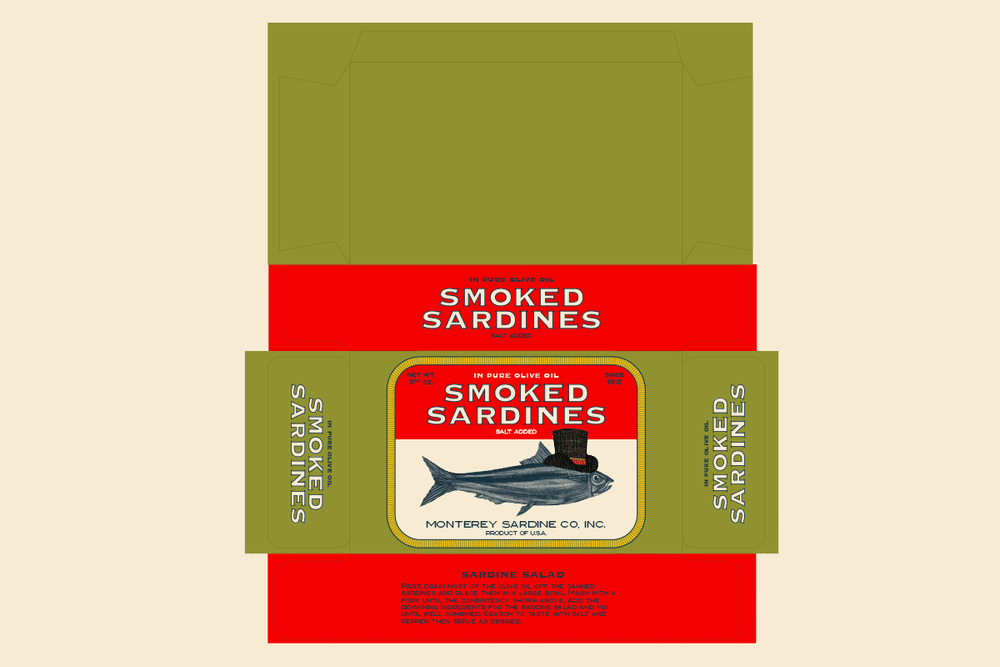 Beth Mathews Design — Vintage Tinned Fish Packaging Designs