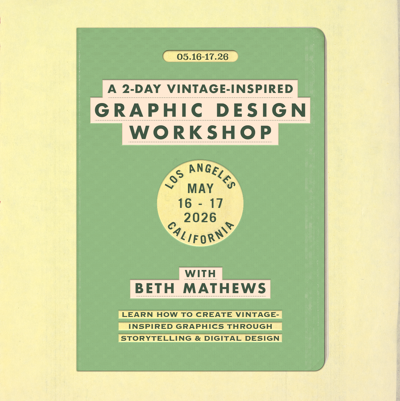 Beth Mathews Design — Workshops