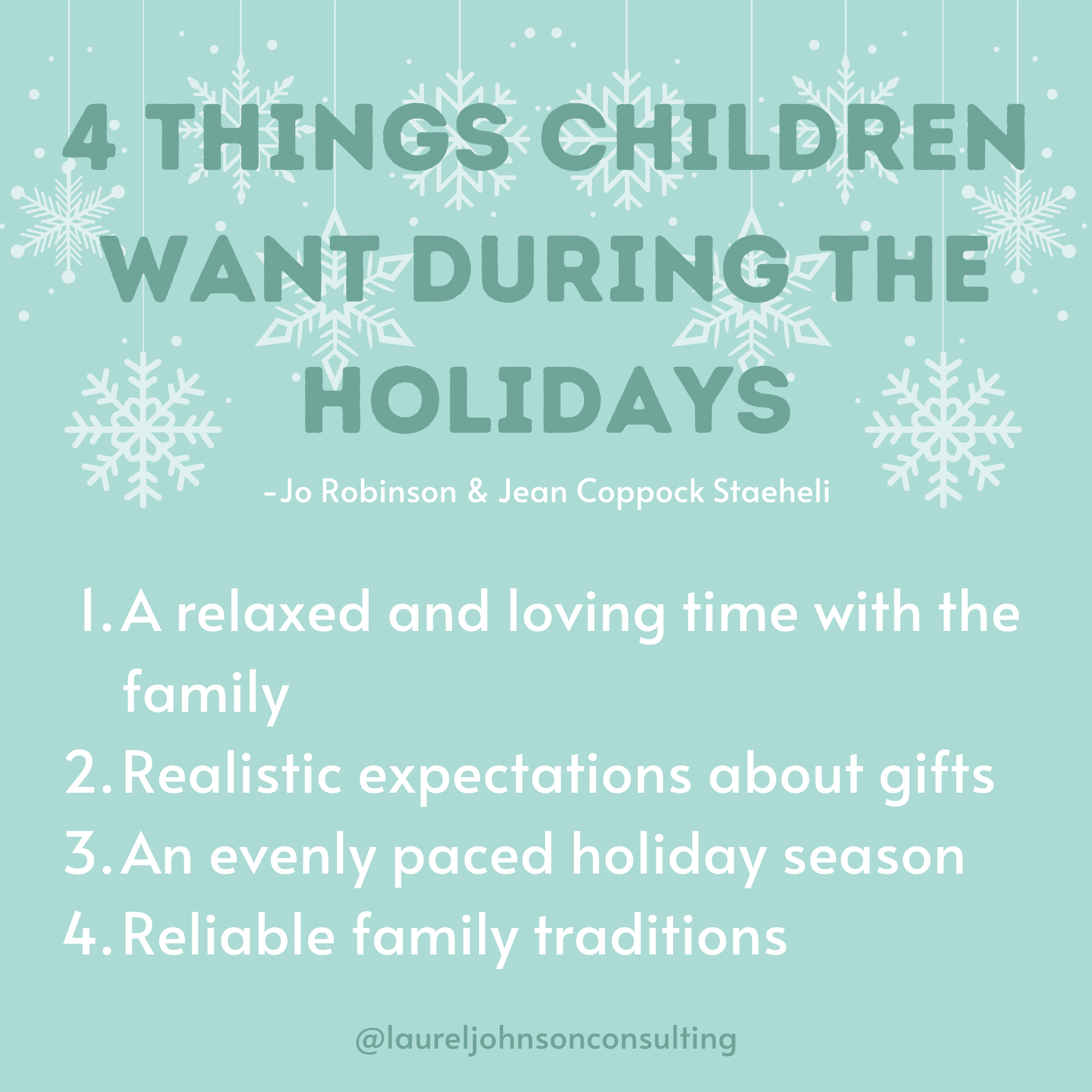 Mapping Out the Holiday Season — Laurel Johnson Consulting