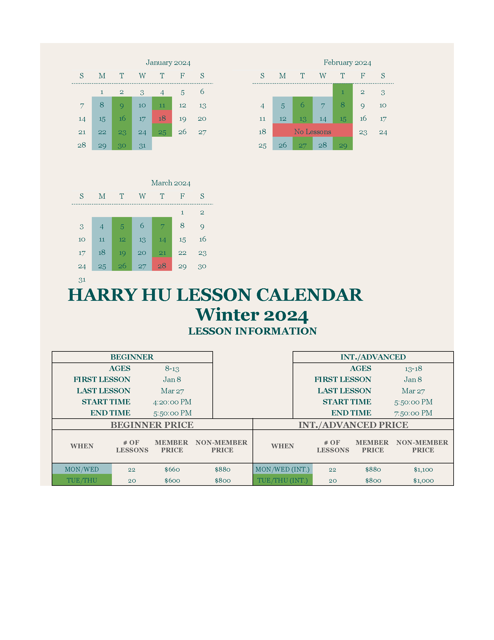 Winter 2024 Jr. Group Lesson Registration - Harry Hu — Riverside ...