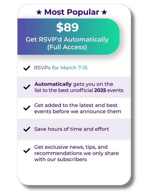 SXSW 2025 Unofficial Guide | RSVPATX.com