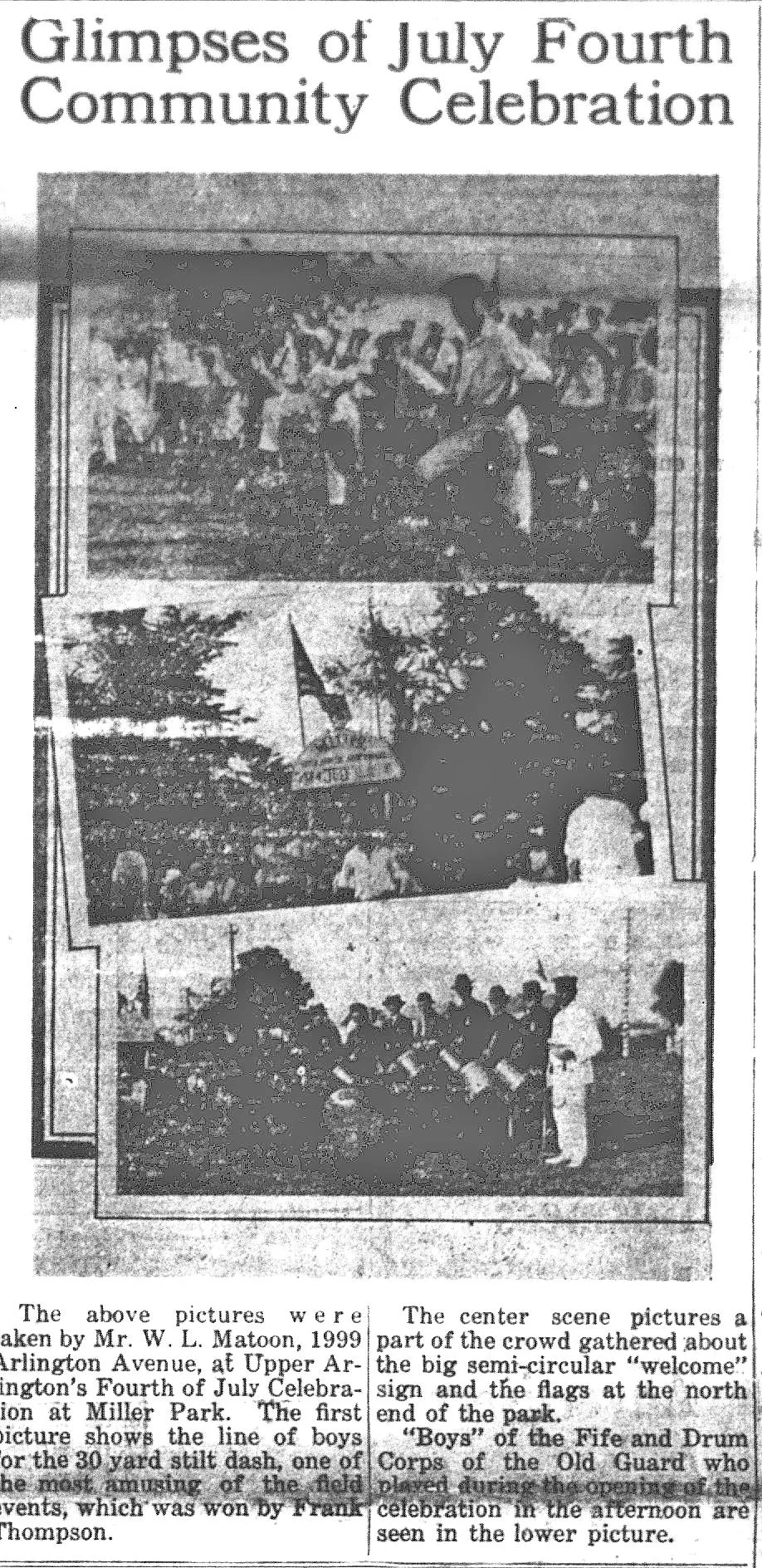 1923 Fourth of July — Upper Arlington Historical Society