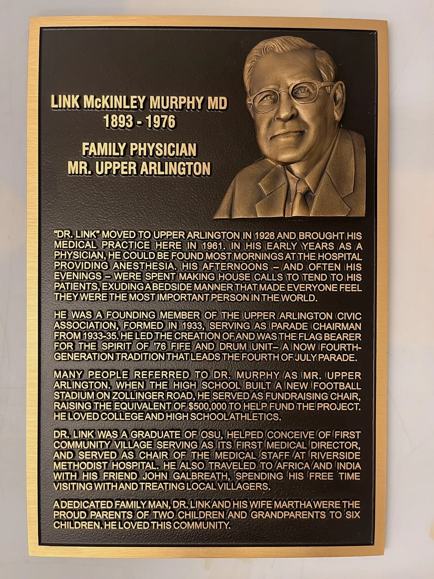 WOH L Murphy — Upper Arlington Historical Society
