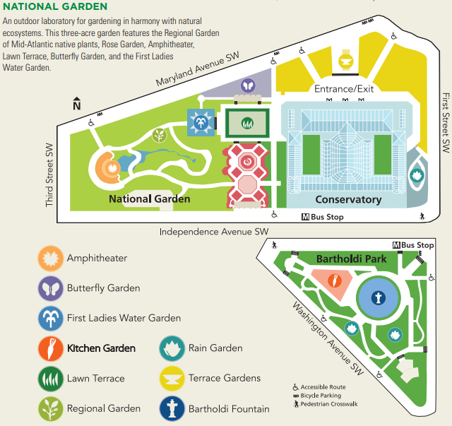 The US Botanic Gardens are a beautiful oasis of calm in a sea of ...