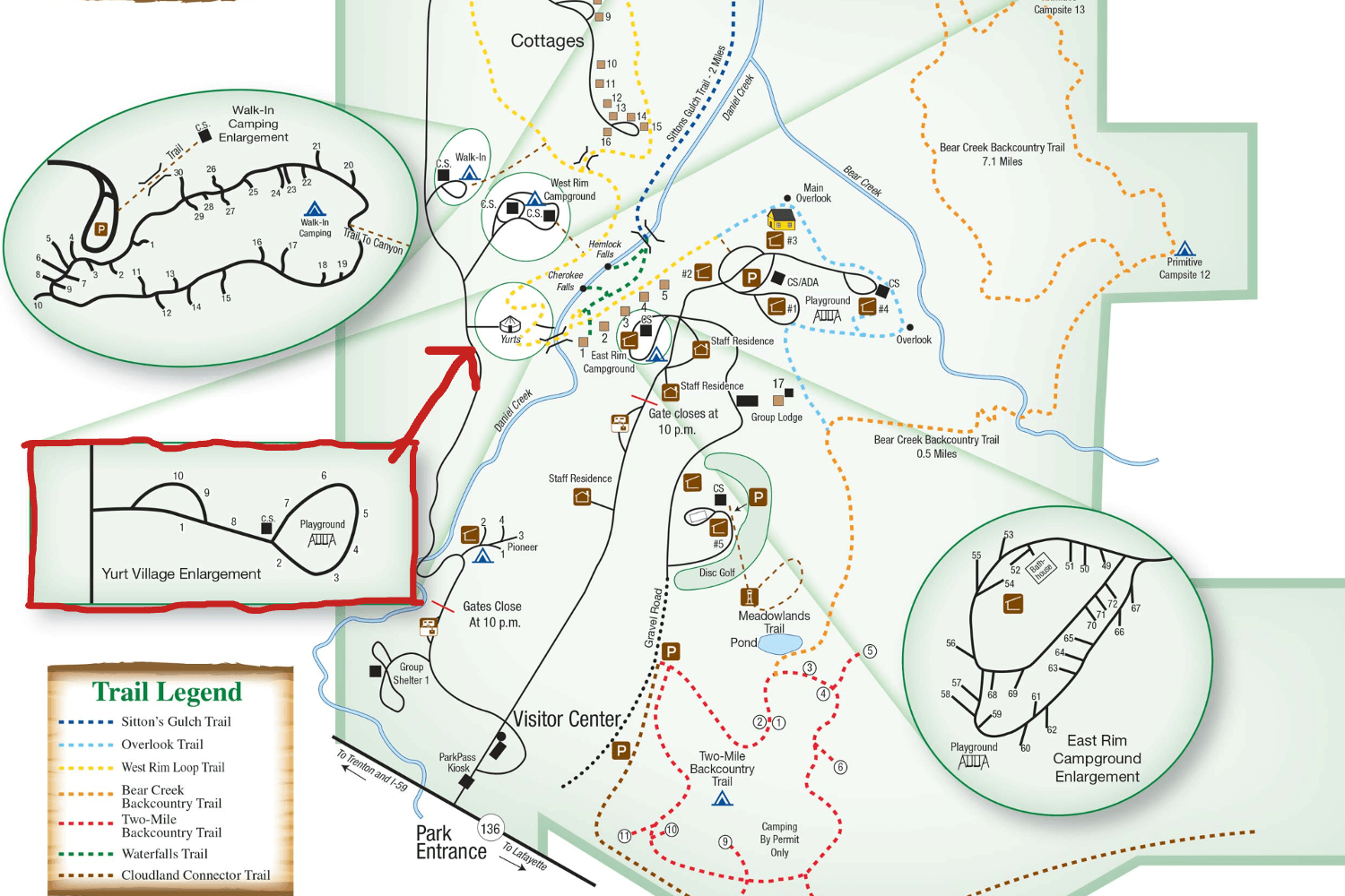 A review of the yurts at Cloudland Canyon State Park - A glamping ...