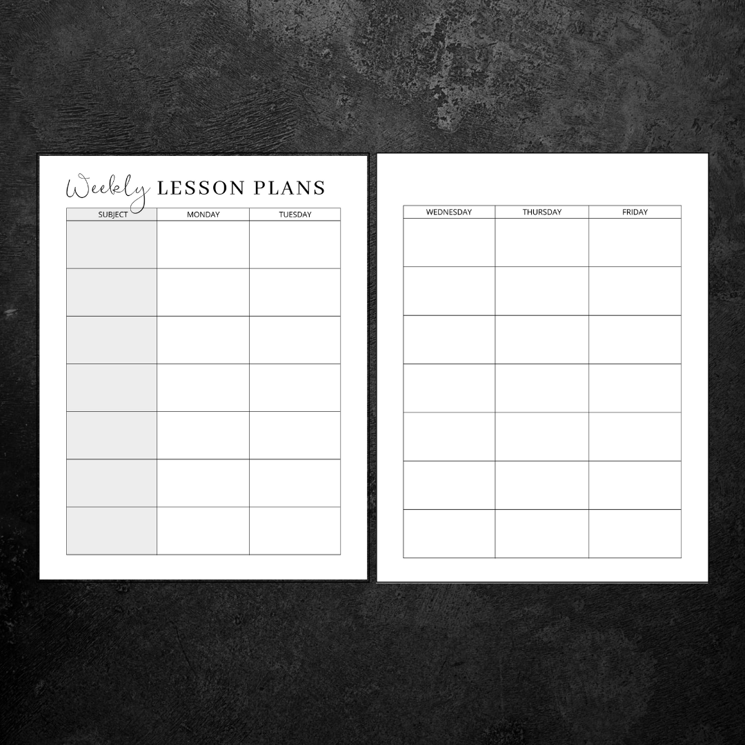 Printable Homeschool Planner — Rochelle Garrison Cocomello