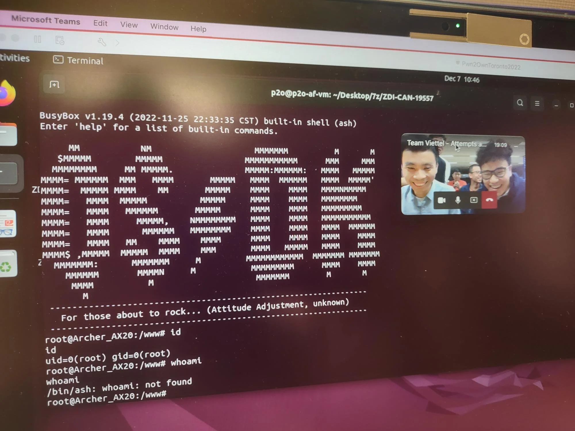 Zero Day Initiative — Pwn2Own Toronto 2022 - Day Two Results