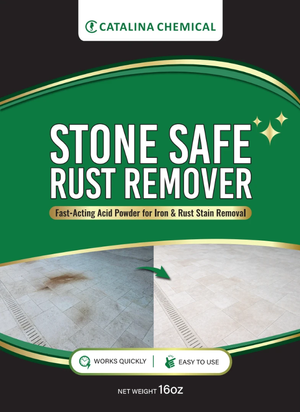 Stone Safe Rust Remover for Natural Stone - Marble, Travertine, Shell ...