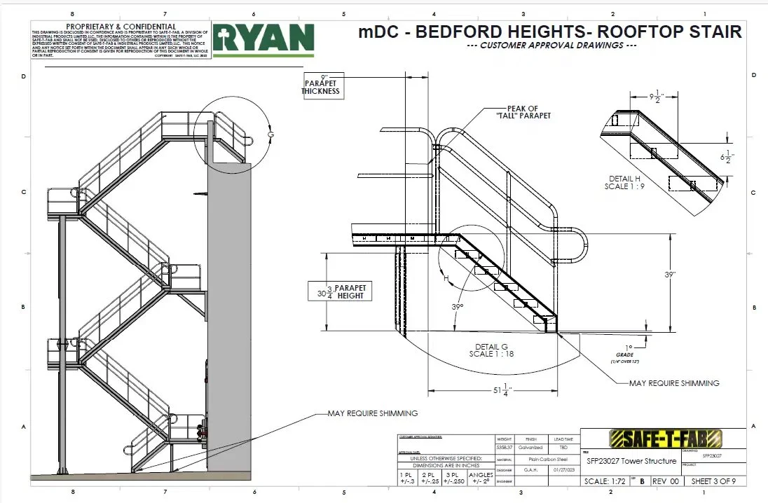 Switchback Exterior Staircase — SAFE-T-FAB