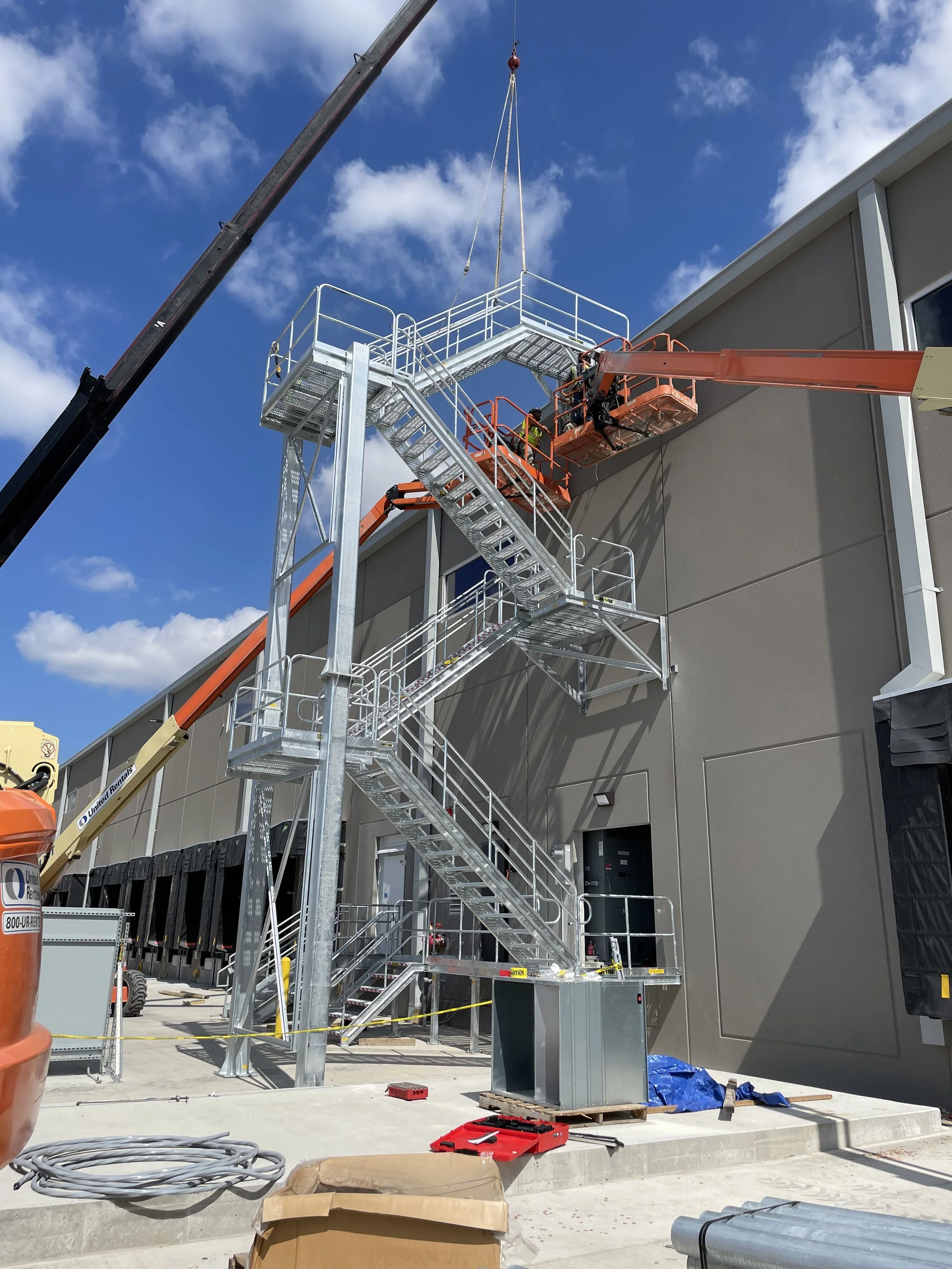 Switchback Exterior Staircase — SAFE-T-FAB