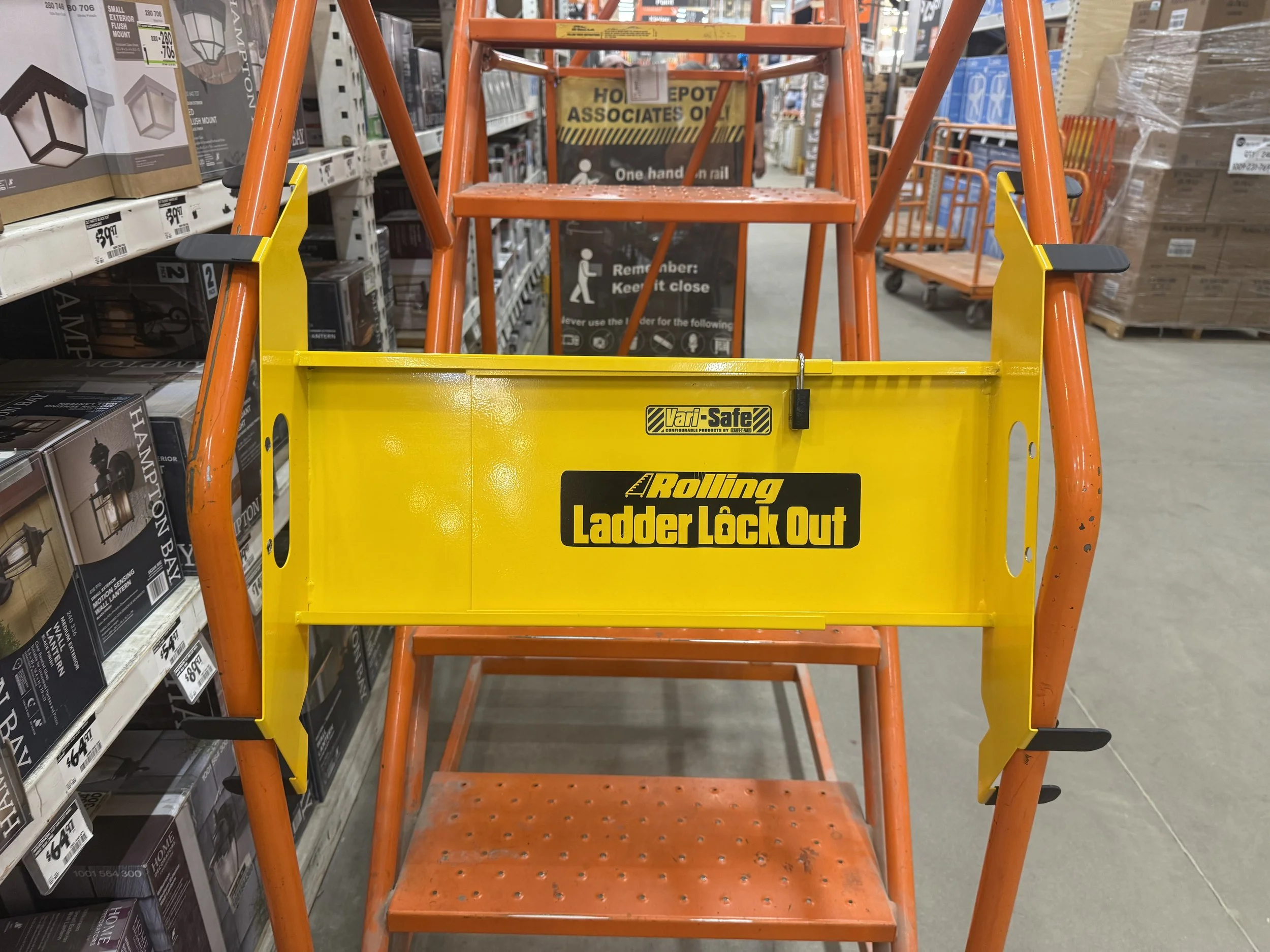 Rolling Ladder Lock-Out — SAFE-T-FAB