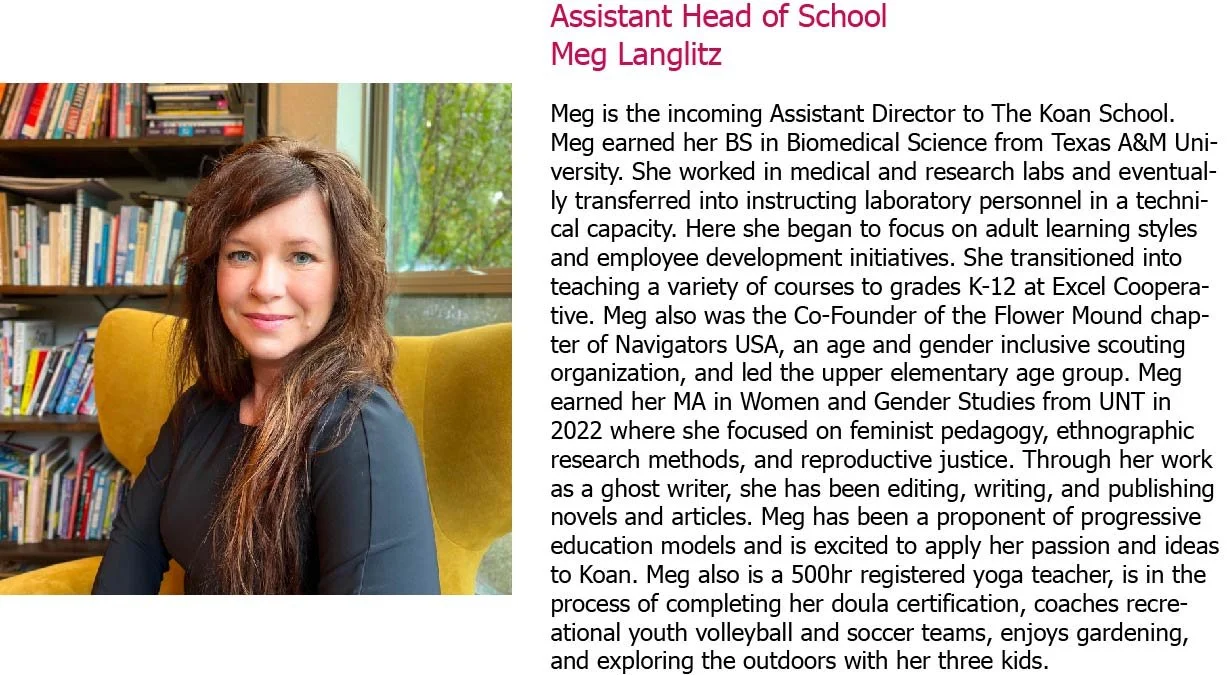 Faculty & Staff — Koan School