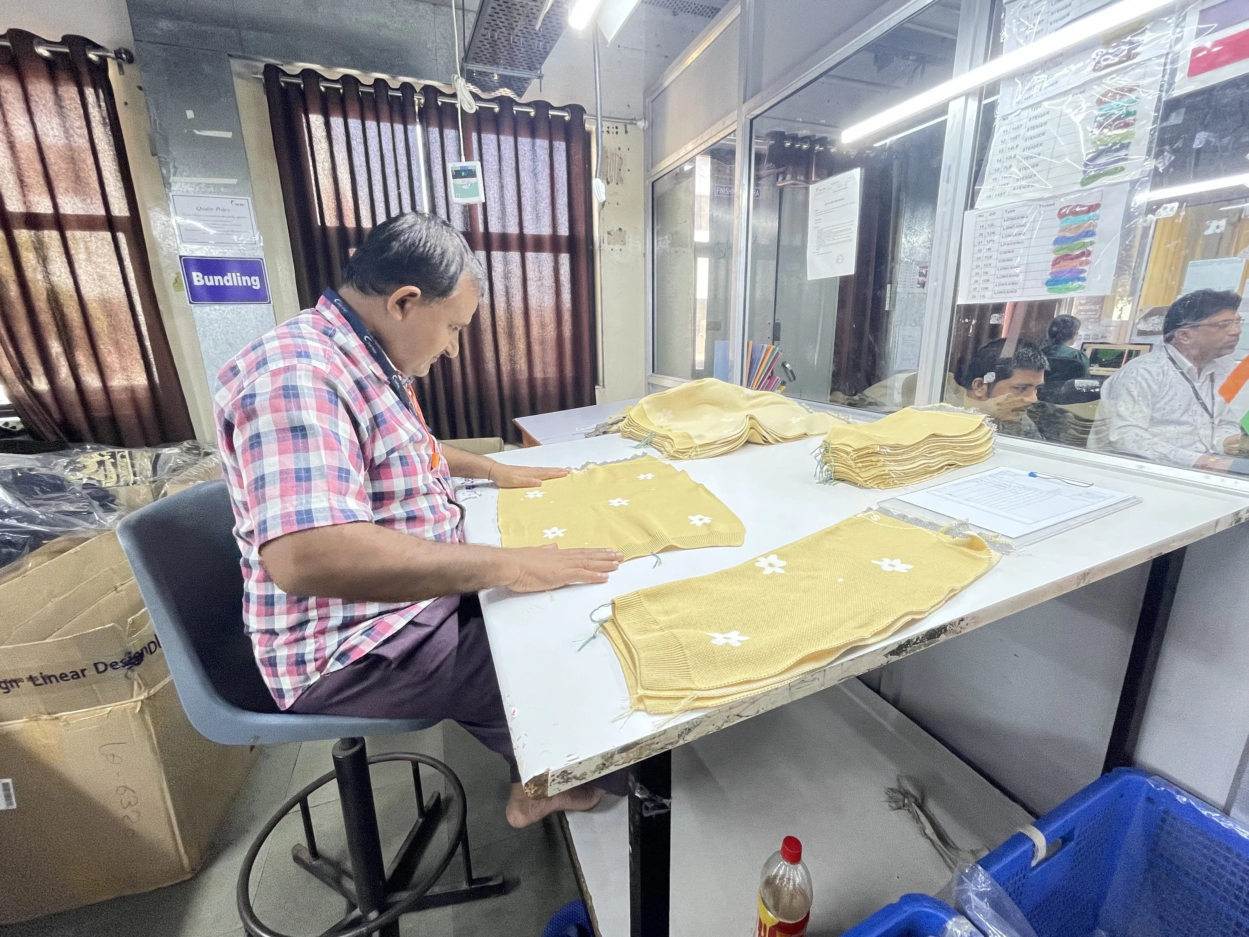 Knitwear manufacturing facility in India — Linear Design - Knitwear ...