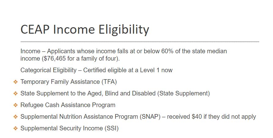 Energy Assistance — COMMUNITY ACTION AGENCY OF NEW HAVEN