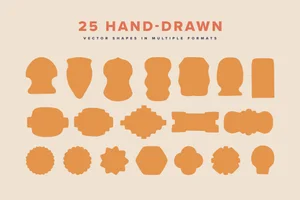 Creative Veila – Hand-Drawn Vector Shapes Pack