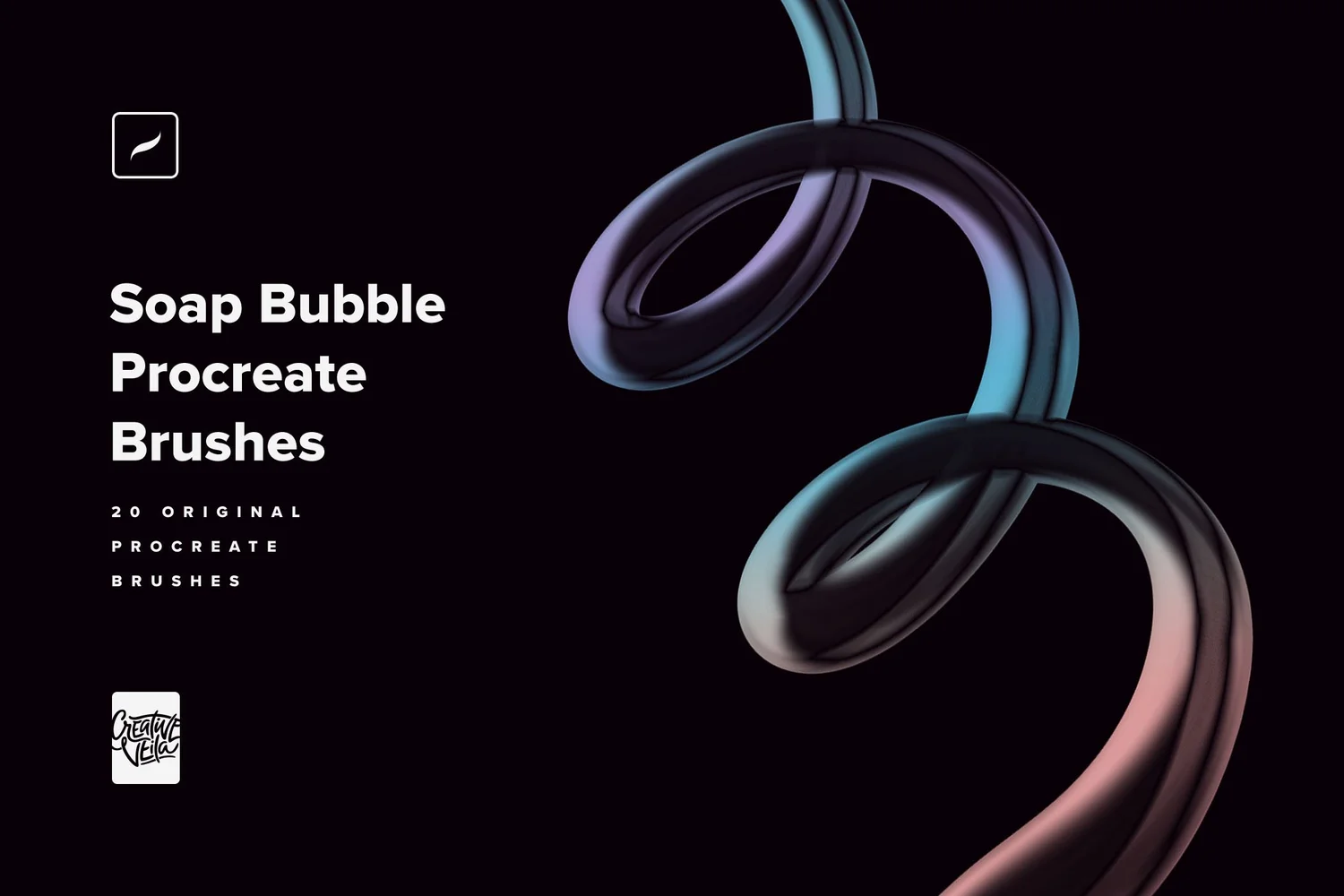 Creative Veila – Soap Bubble Procreate Brushes