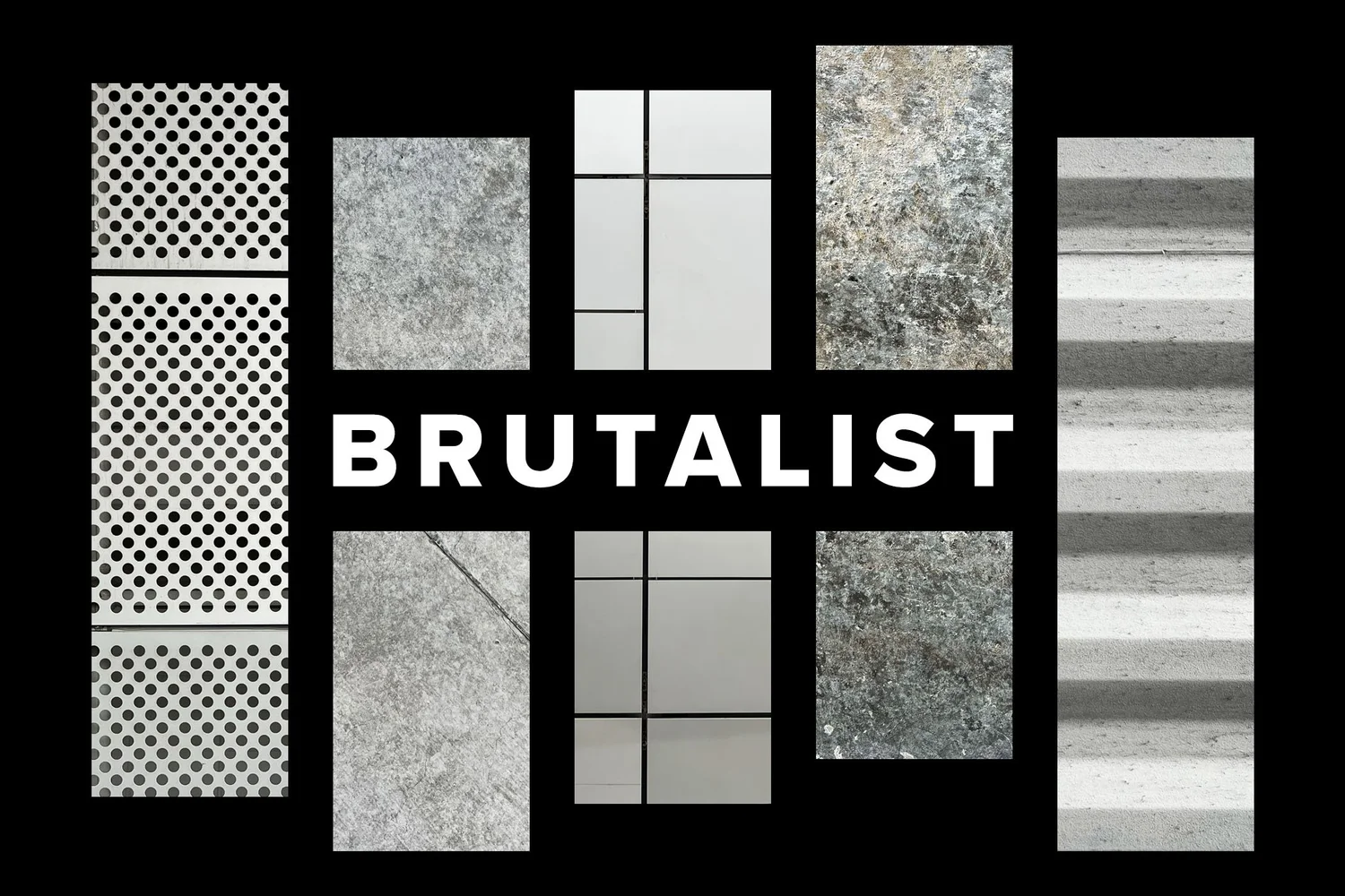 Creative Veila – Brutalist Metal and Concrete Background Textures
