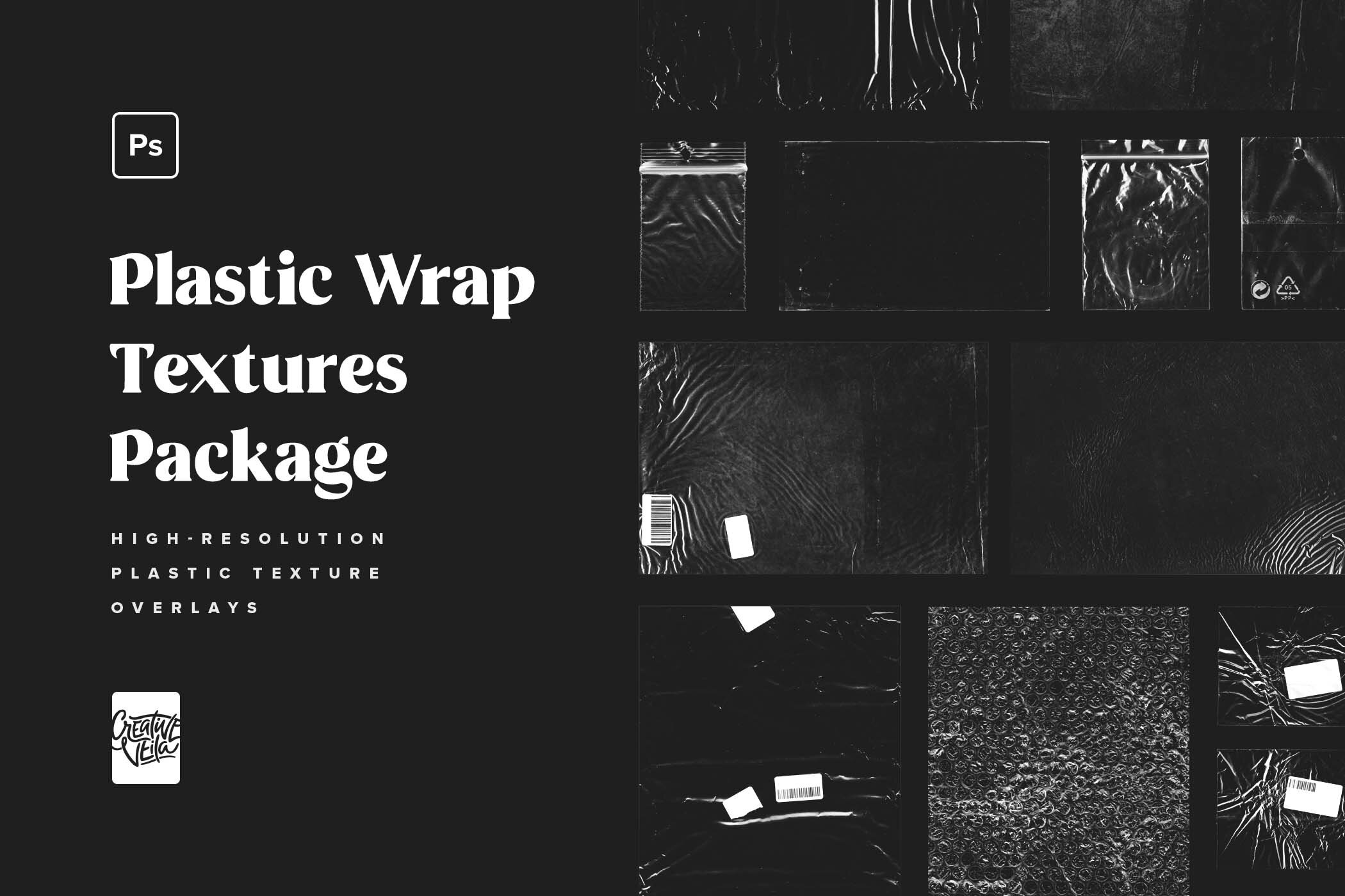 Creative Veila – Plastic Texture Overlay Pack