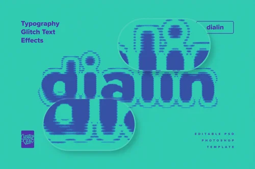 Creative Veila – Typography Glitch Text Effects