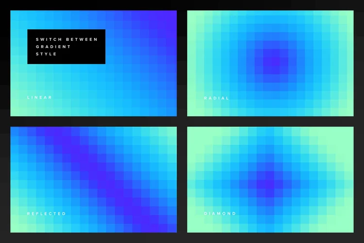 Creative Veila – Pixel Gradient Background Textures