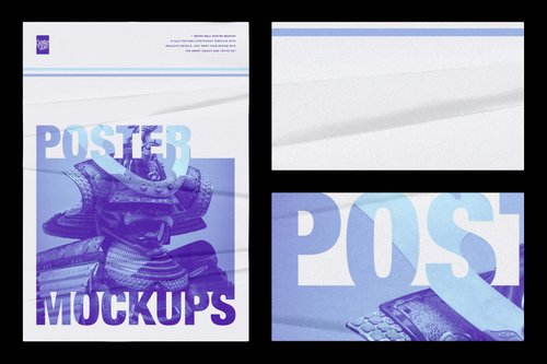 Creative Veila – Isolated Retro Poster Mockups