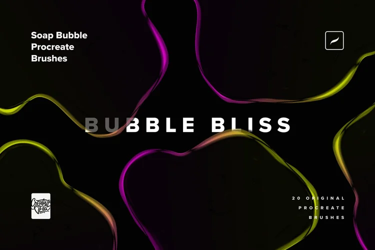 Creative Veila – Soap Bubble Procreate Brushes