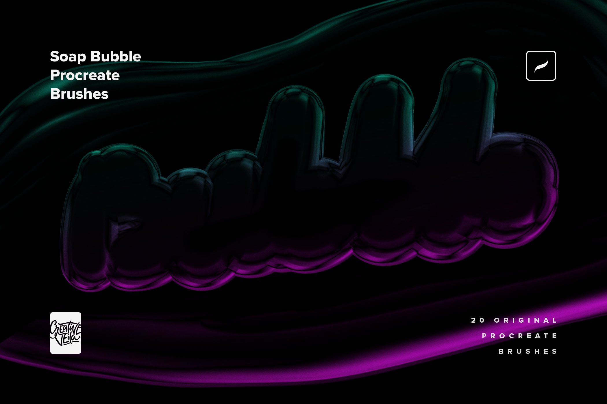 Creative Veila – Soap Bubble Procreate Brushes