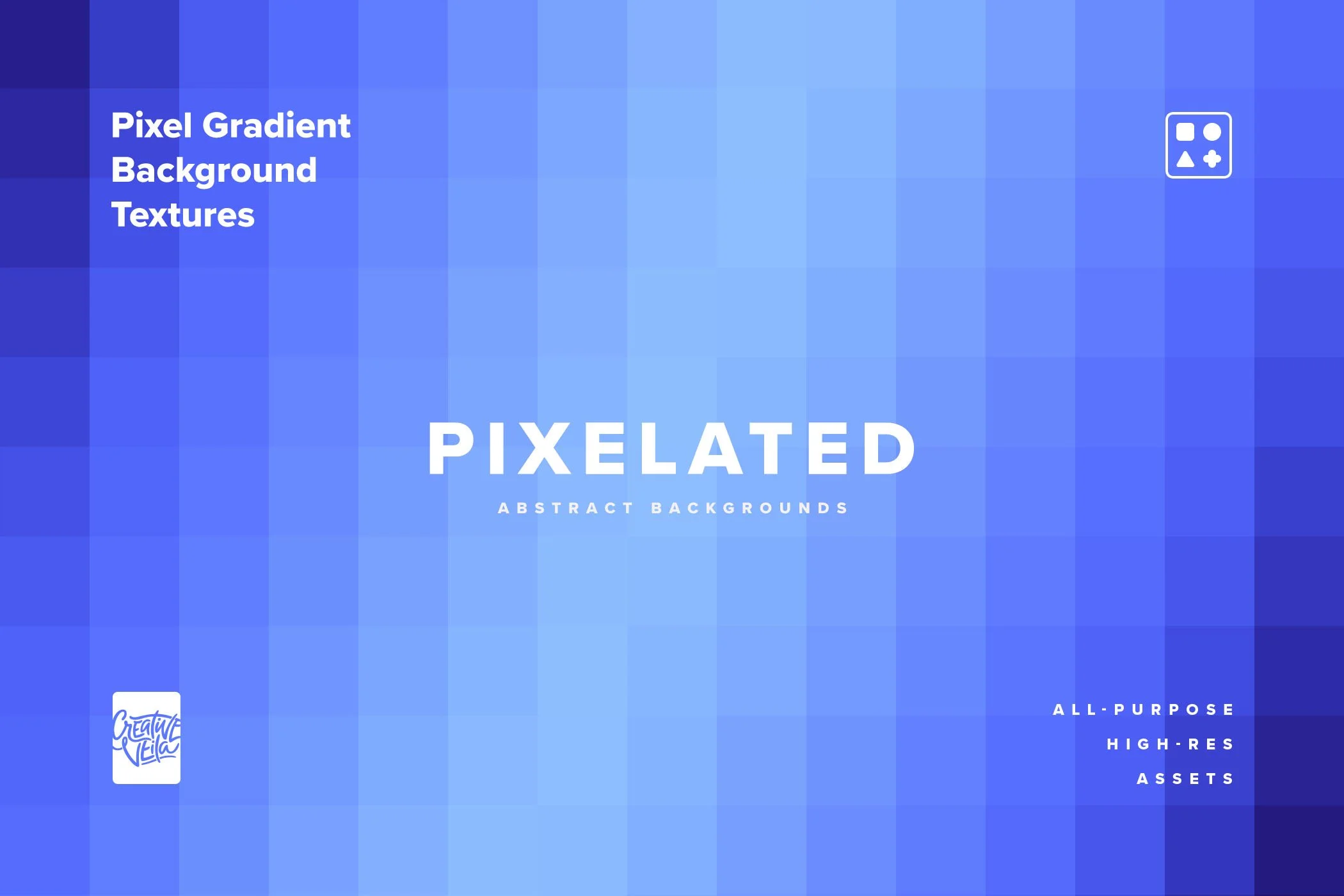 Creative Veila – Pixel Gradient Background Textures