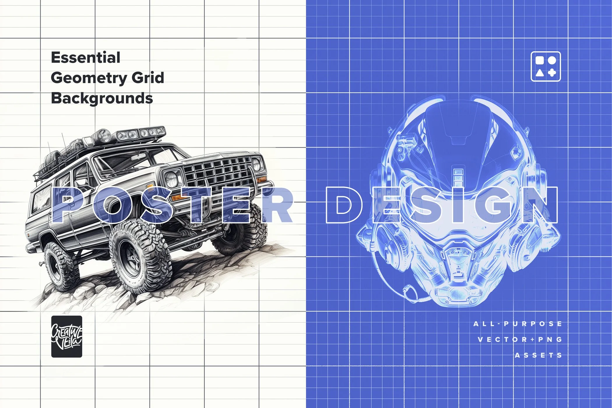 Creative Veila – Download Essential Geometry Grid Backgrounds