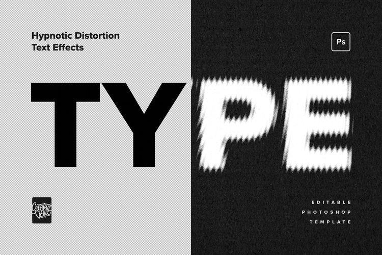 Creative Veila – Hypnotic Distortion Text Effects Pack