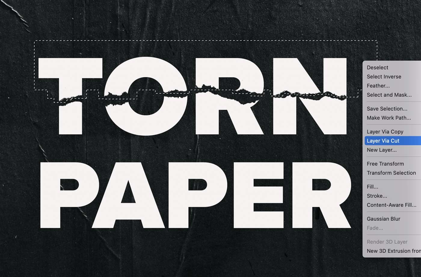 Creative Veila – Tutorial: How to Create Torn Paper Text Effect in ... Creative Veila – Tutorial: How to Create Torn Paper Text Effect in ...