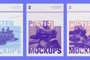 Creative Veila – Isolated Retro Poster Mockups