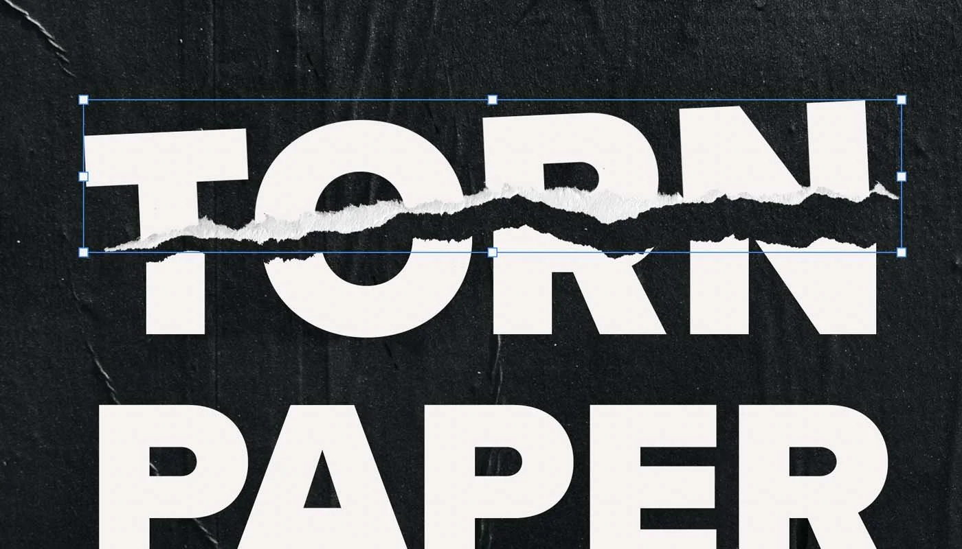 Creative Veila – Tutorial: How to Create Torn Paper Text Effect in ...