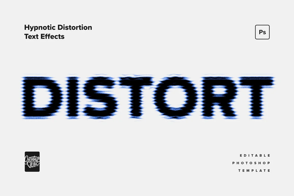 Creative Veila – Hypnotic Distortion Text Effects Pack