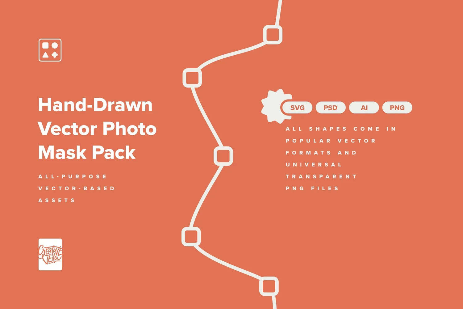 Creative Veila – Hand-Drawn Vector Shapes Pack