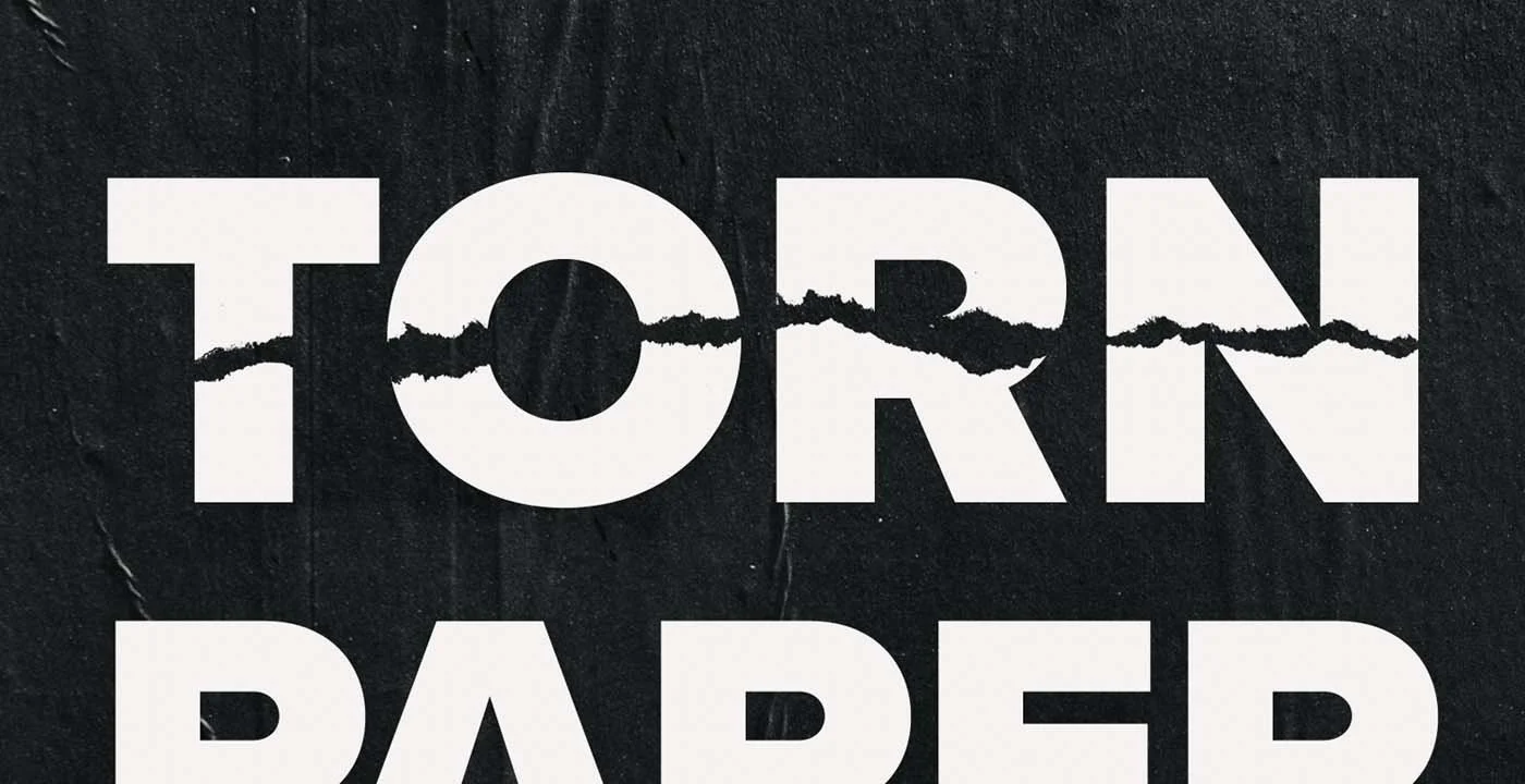 Creative Veila – Tutorial: How to Create Torn Paper Text Effect in ...