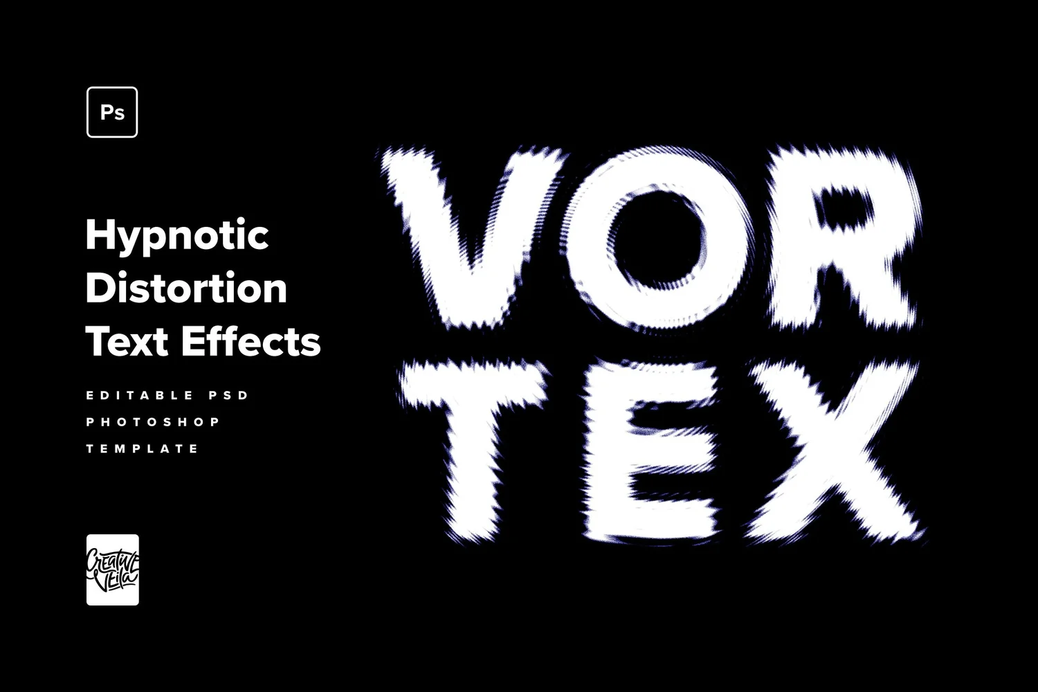 Creative Veila – Hypnotic Distortion Text Effects Pack