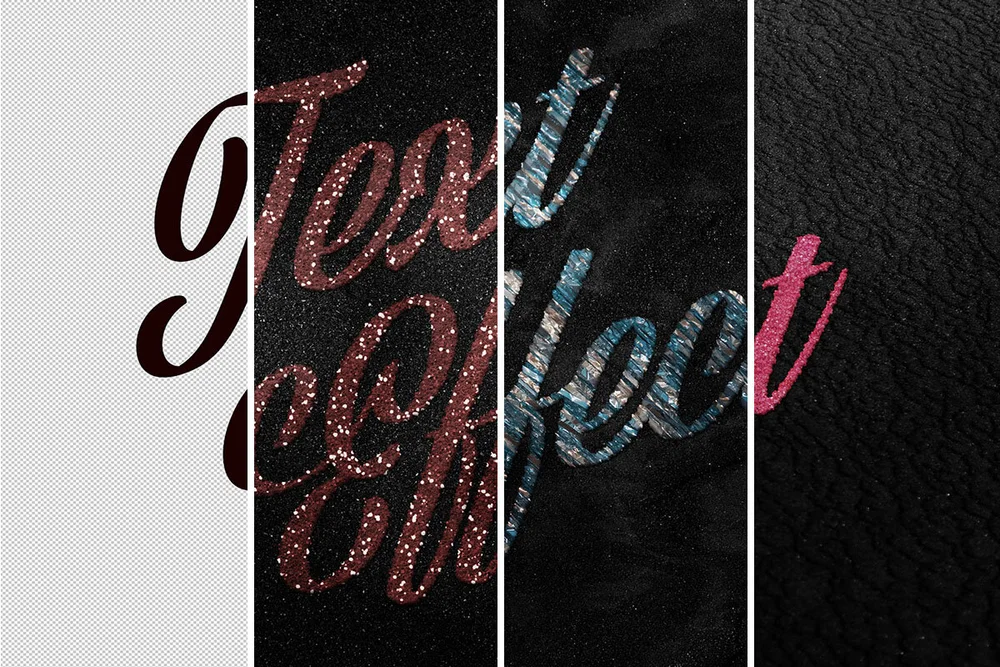 Creative Veila – Glitter Photoshop Text Effects Pack
