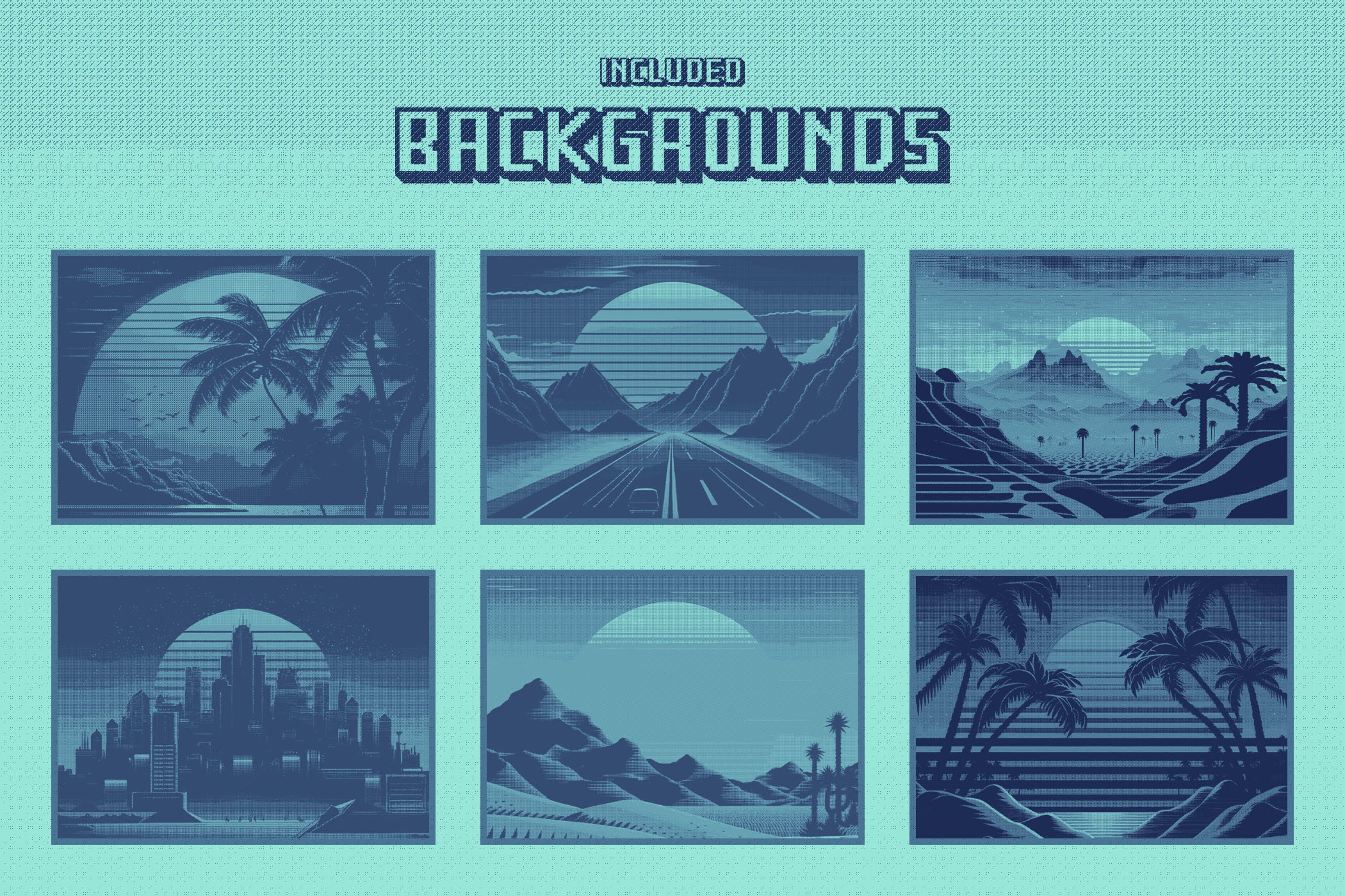 Creative Veila – Bitmap Dither Text Effect Set