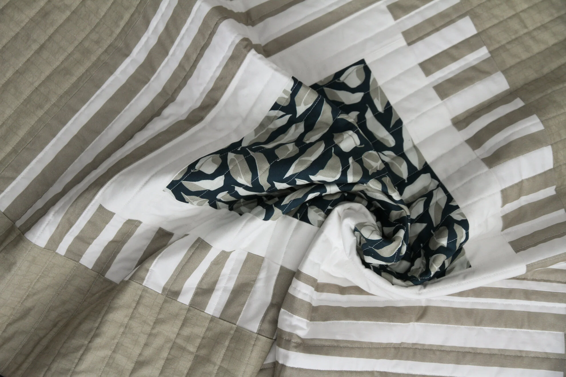 Modern Courthouse Baby Quilt | featuring a gender neutral palette ...