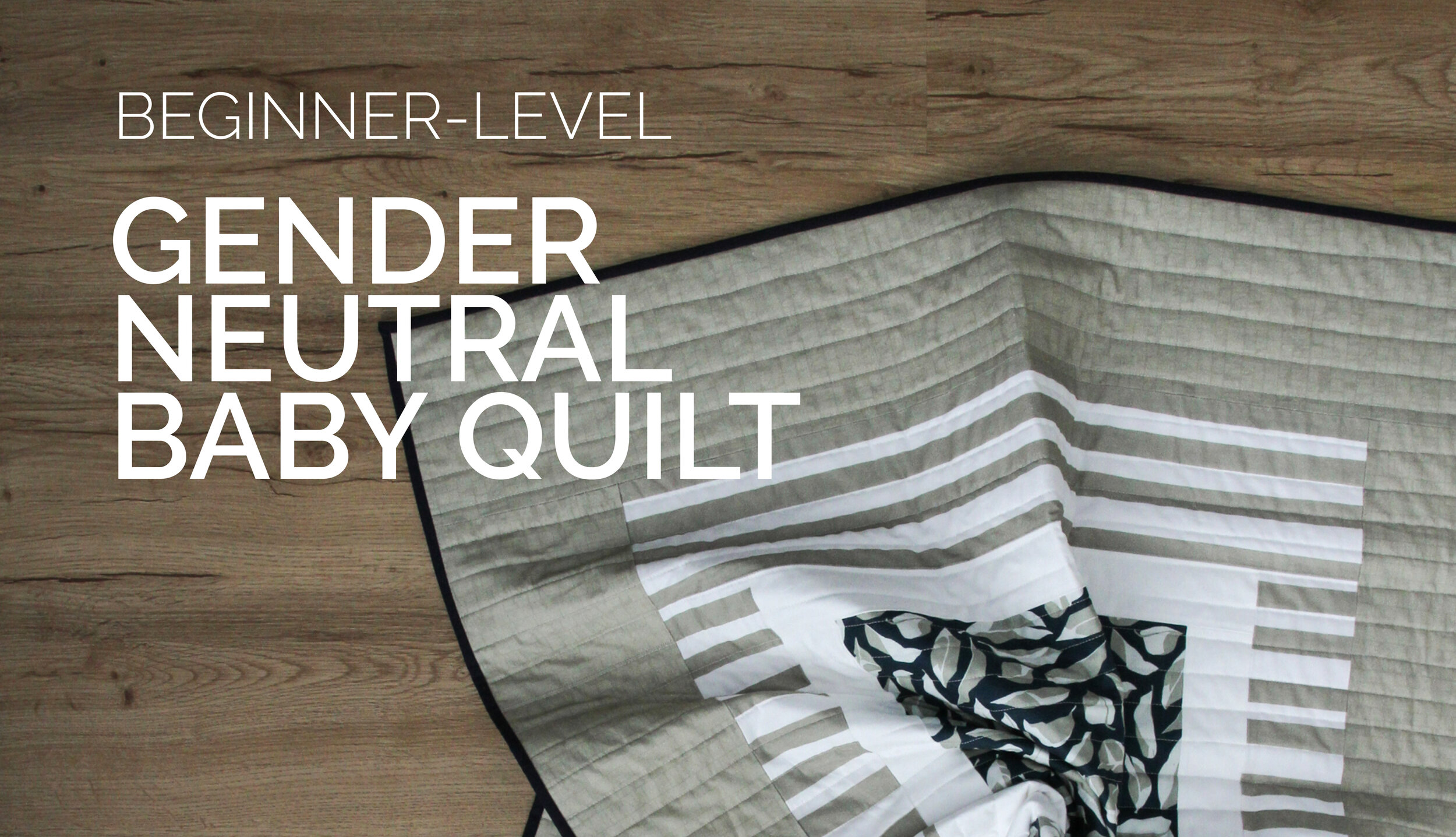 Modern Courthouse Baby Quilt | featuring a gender neutral palette ...