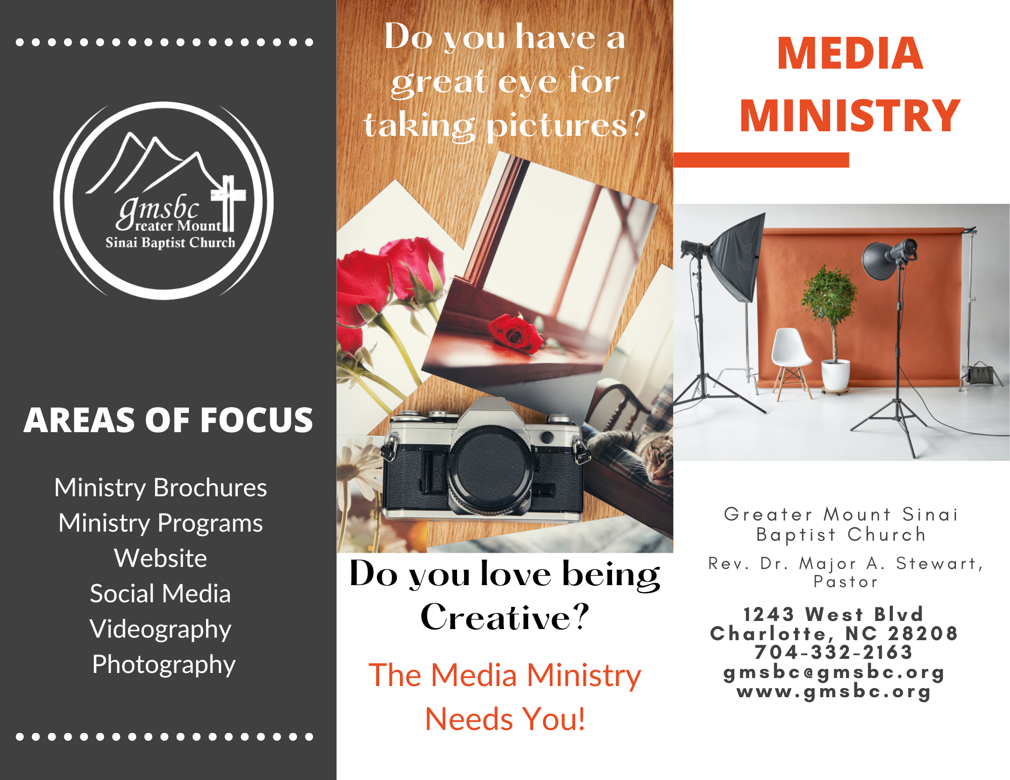 Ministry Brochures — Greater Mt. Sinai Baptist Church | Charlotte, NC