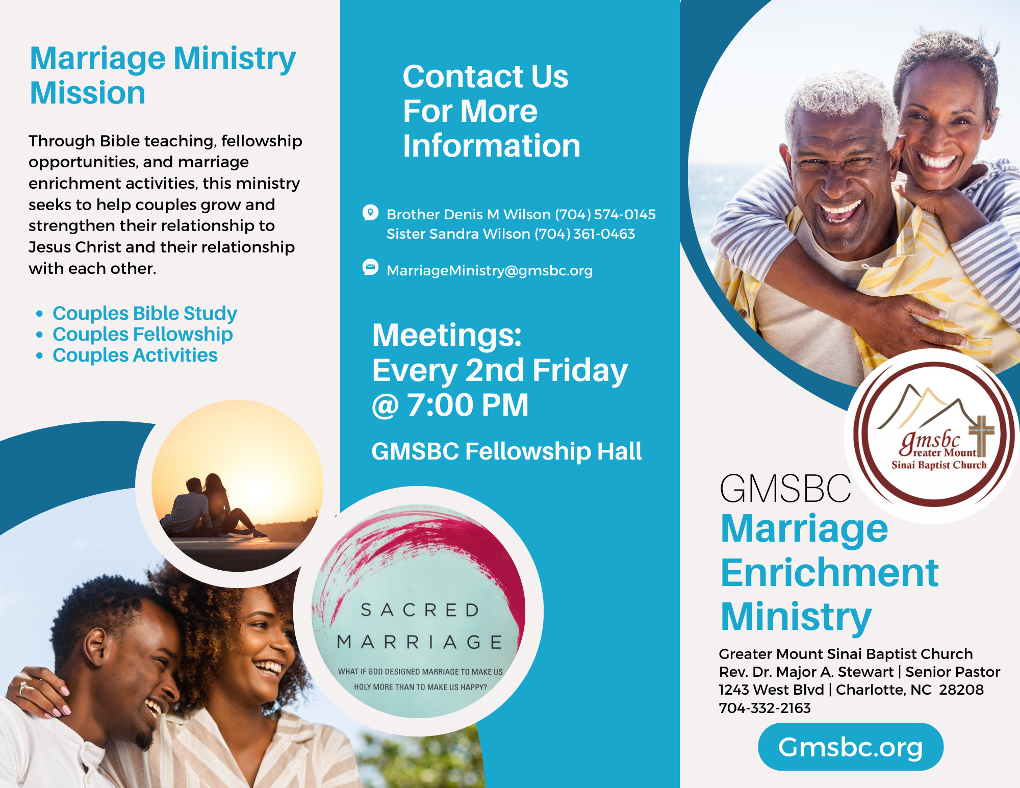 Ministry Brochures — Greater Mt. Sinai Baptist Church | Charlotte, NC