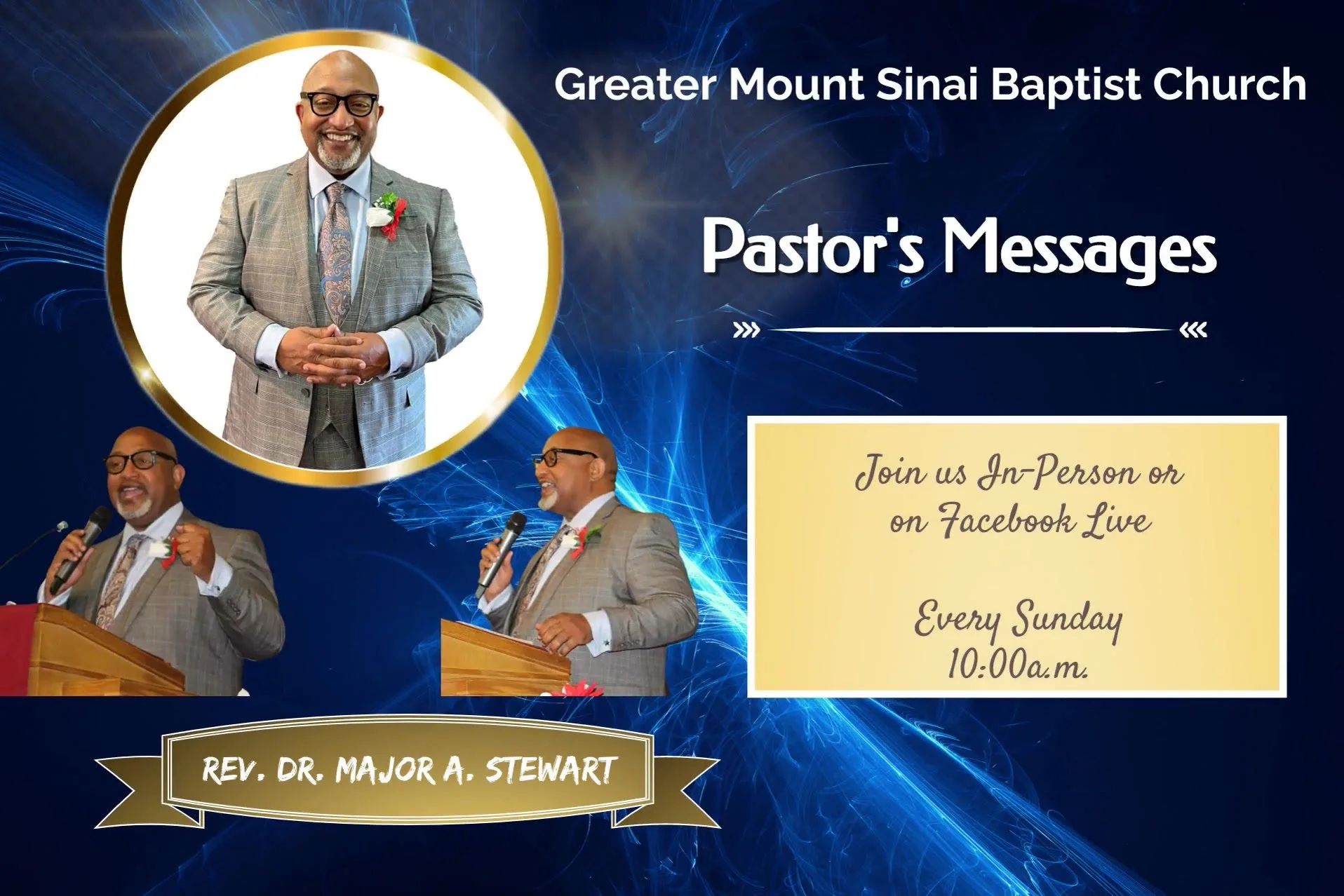 Pastor's Messages — Greater Mt. Sinai Baptist Church | Charlotte, NC