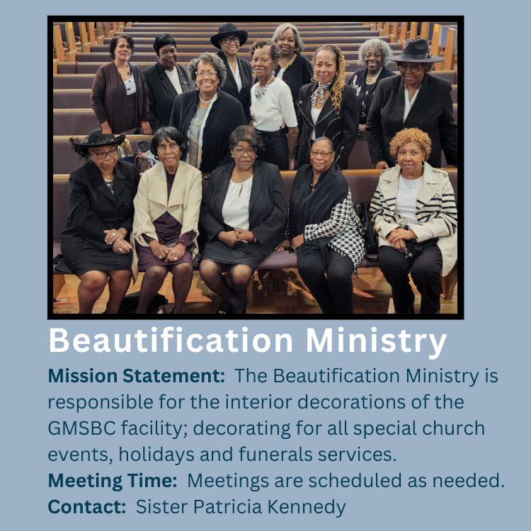 Congregational Ministries — Greater Mt. Sinai Baptist Church ...