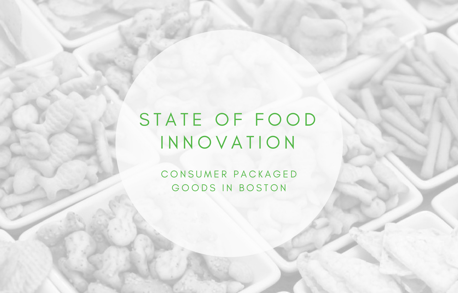 The State of Food Innovation: Consumer Packaged Goods in Boston ...