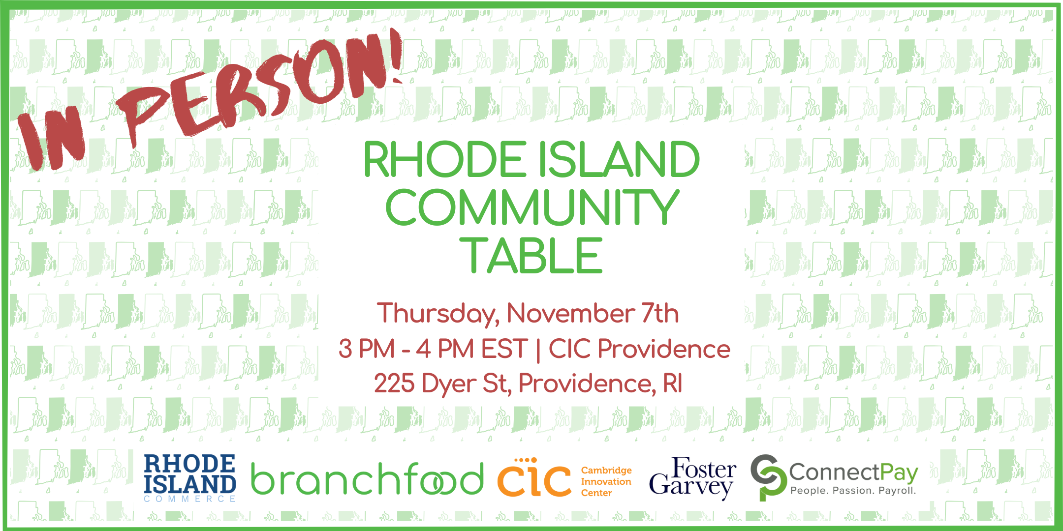 Branchfood's Rhode Island Community Table - Helping Food Businesses ...