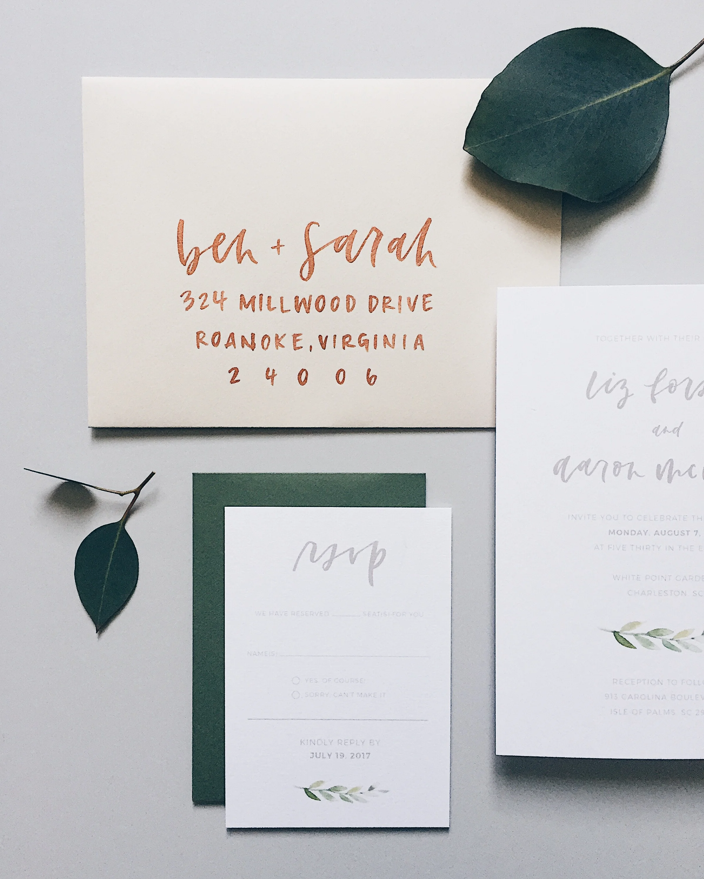 Unique Envelope Calligraphy